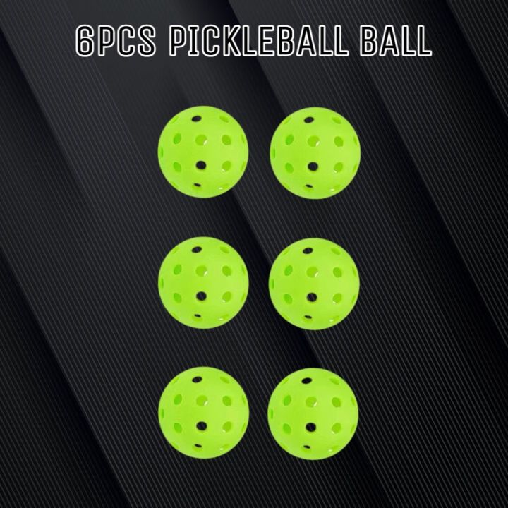 Pickleball Set 26/40 Holes PE Material Training Ball Good Elasticity ...