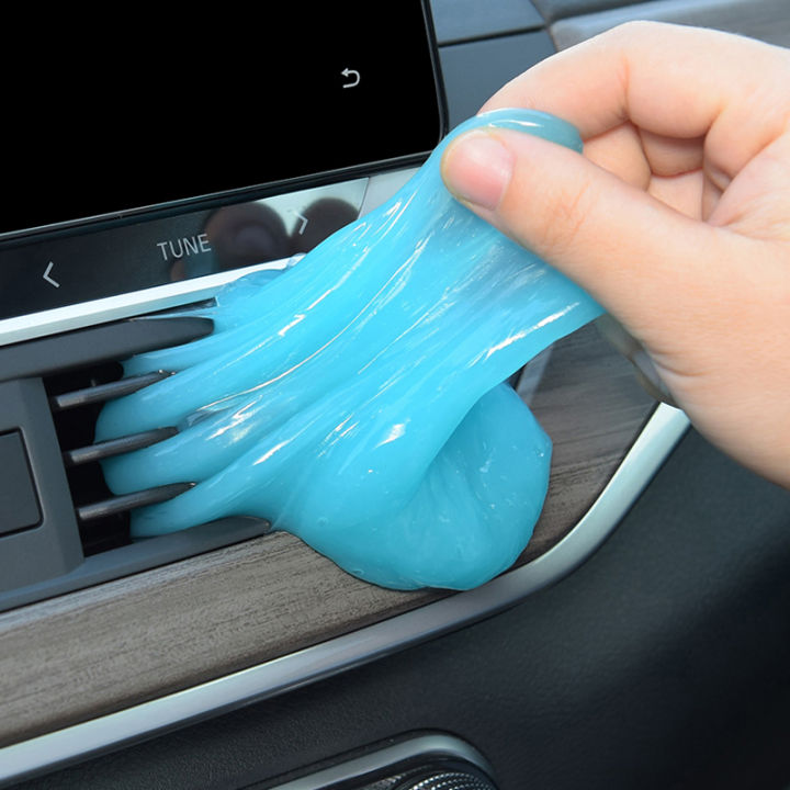 Car Cleaning Gel Dust Cleaning Compound Slimy Gel Cleaner Jelly ...