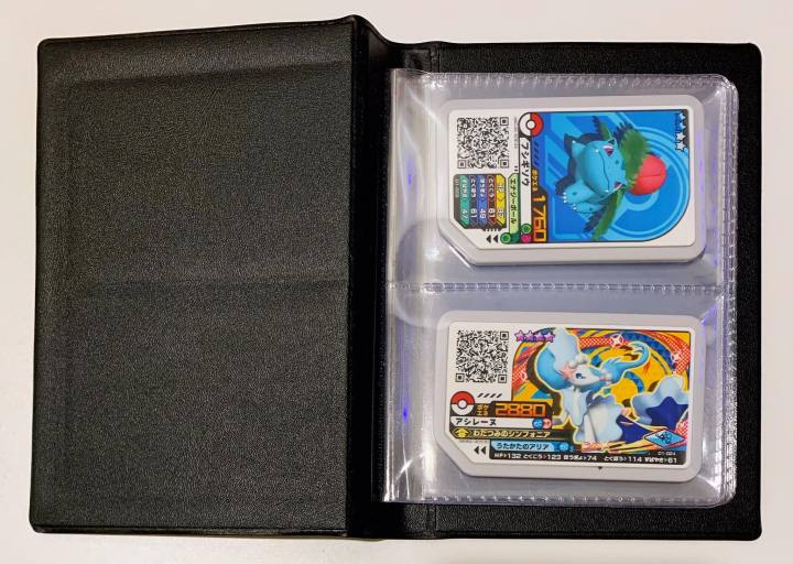 (Ready Stock) (PU) Pokemon Gaole Fighting Album Can Fix 16pcs Black ...