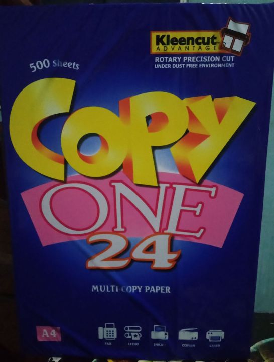 Copy One Multi-Copy Paper, A4 size, 80gsm/Subs 24 | Lazada PH