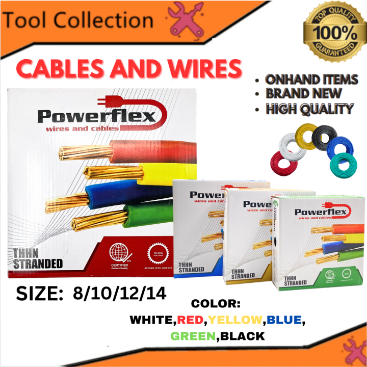 THHN WIRE HEAVY DUTY ELECTRICAL WIRES #8 #10 #12 #14 | Lazada PH