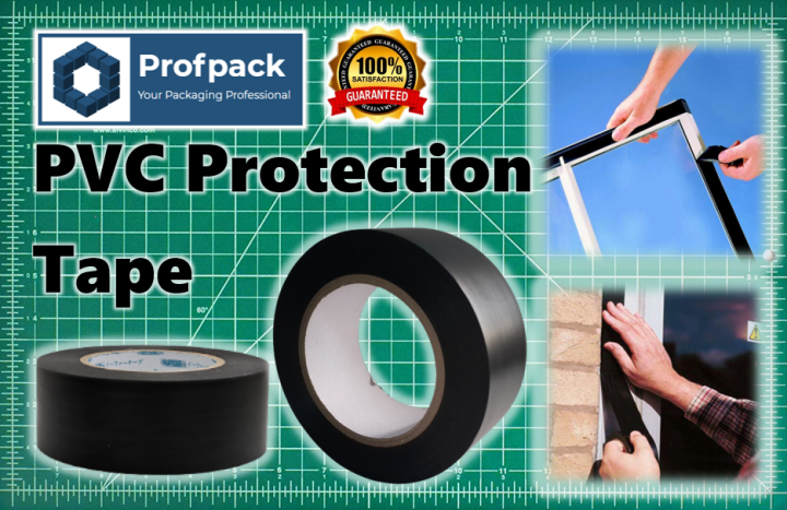 PVC Protection Tape Black 50 Meters EXTRA LONG | Lazada