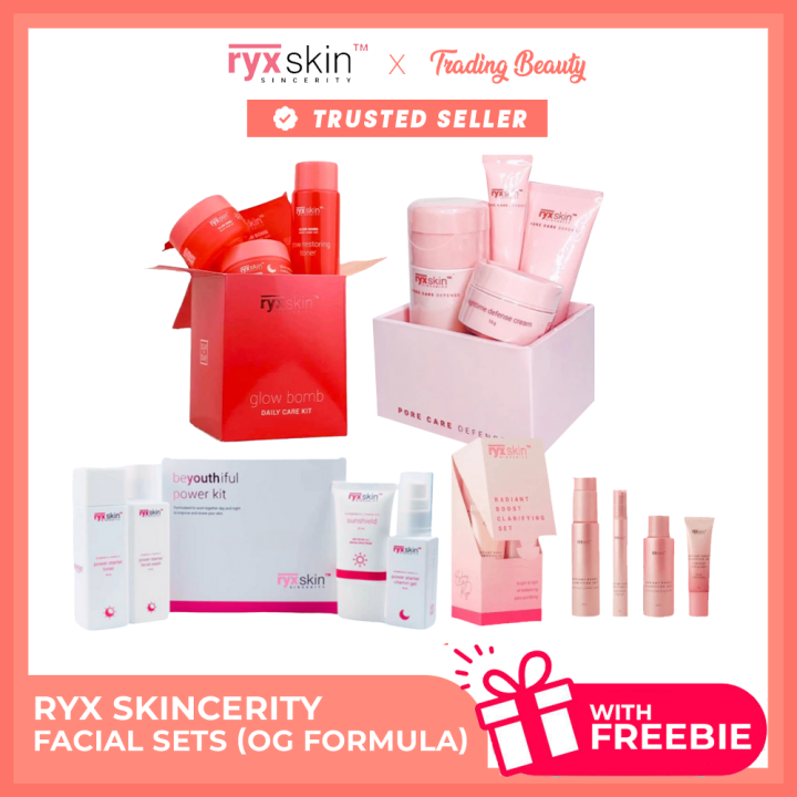 GLOW BOMB NEW VERSION, RYX PORE CARE DEFENSE SET, Beyouthiful Power Kit ...
