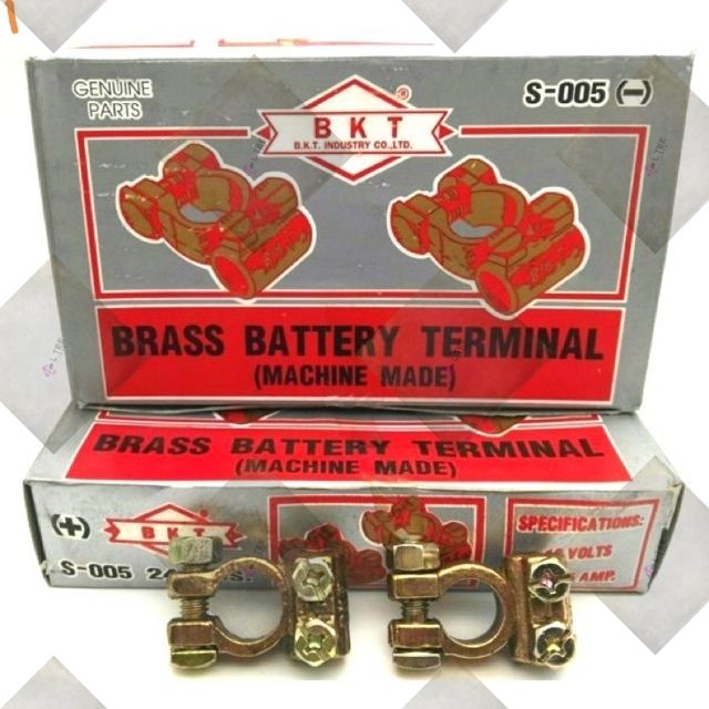 [100% ORIGINAL] BKT BRASS BATTERY CLAMP / TERMINAL / CAR BATTERY CLAMP (S-005) | Lazada