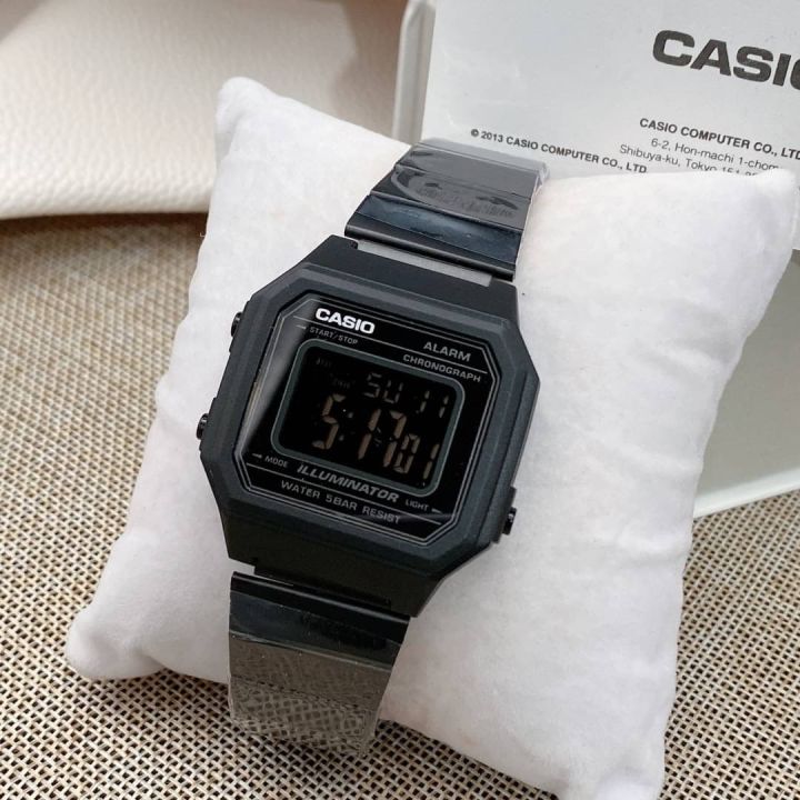 นาฬิกาแฟชั่น Casio mirror ระบบ Digital สุดคลาสสิค ทรงเหลี่ยม ขนาดกลางๆ ...