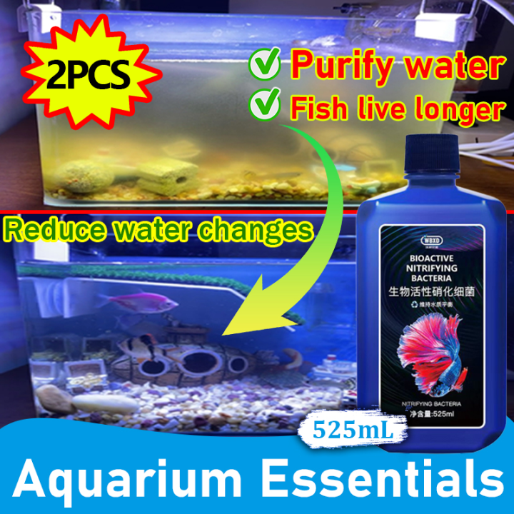 【2 PCS】🐟Create healthy fish tank Nitrifying bacteria aquarium Break ...