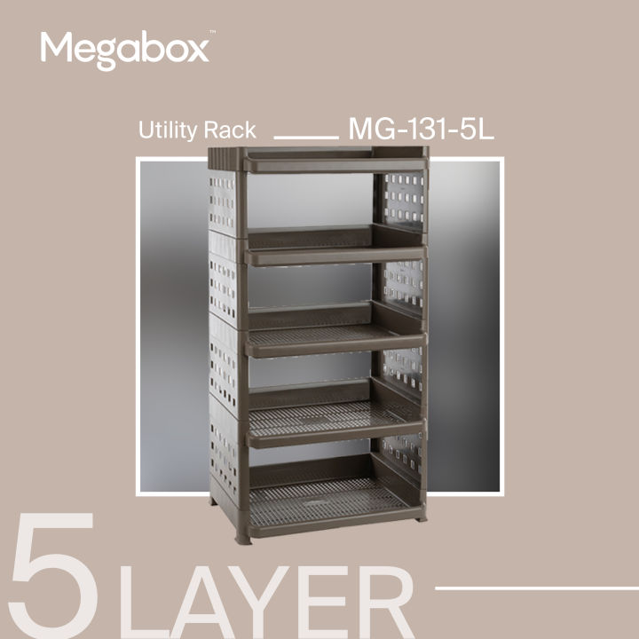 Megabox MG-131 5 Layers Utility Rack | Lazada PH