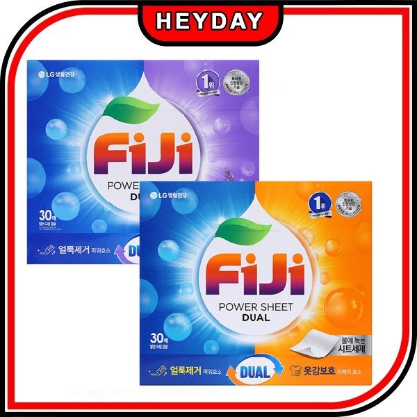 [Fiji] Power Sheet Fresh 30 sheet/Paper Laundry Detergent/Washing paper ...