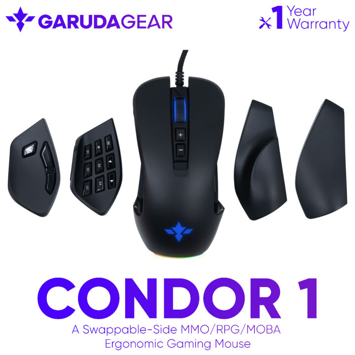 GARUDA GEAR CONDOR 1 MOBA/MMO Gaming Mouse | Lazada PH