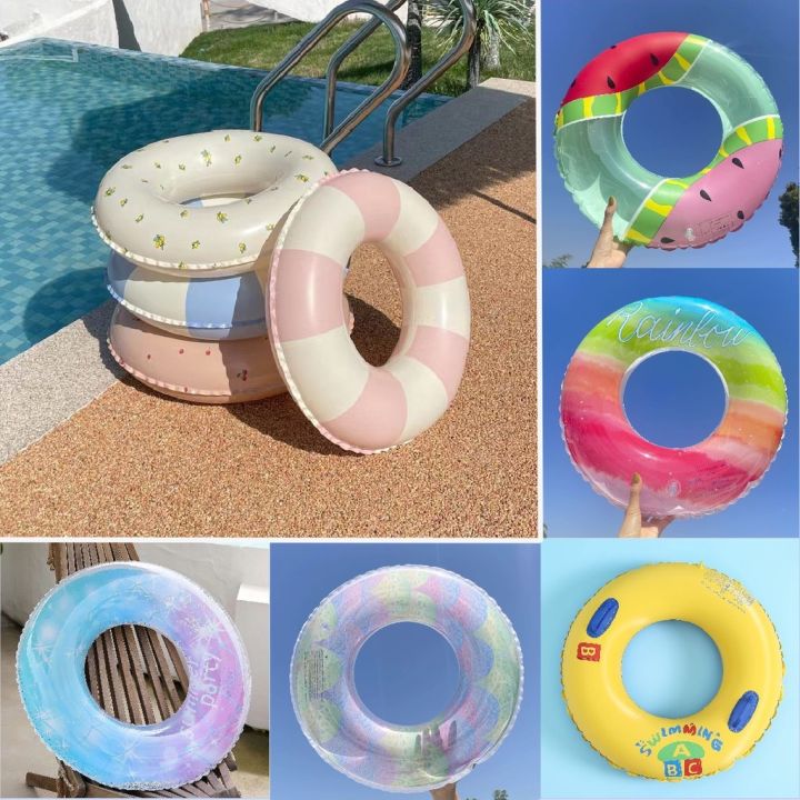 Swimming Rings for Kids Adults Funny Inflatable Pool Floats | Lazada PH