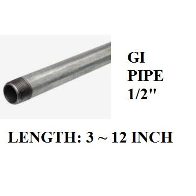 1/2'' CLASS B GI Pipe Galvanized Iron Pipe Besi Pipe Air Water Pipe ...