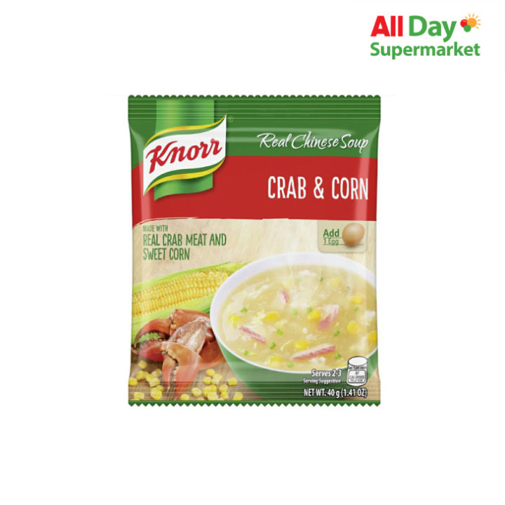 Knorr Reg Dry Soup Crab And Corn 40g Lazada Ph