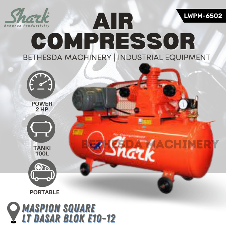 COMPRESSOR - KOMPRESOR UDARA SHARK 2 HP | Lazada Indonesia
