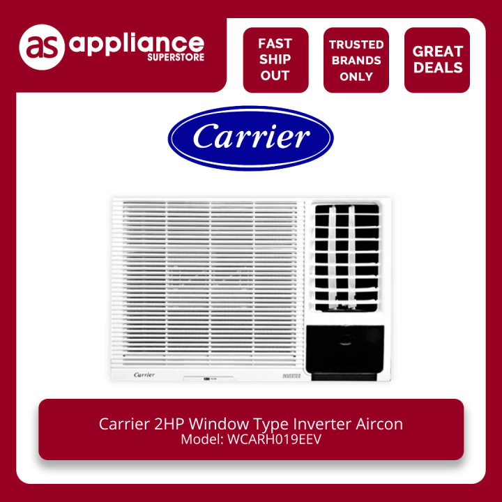 Carrier 2HP Window Type Inverter Aircon WCARH019EEV | Lazada PH