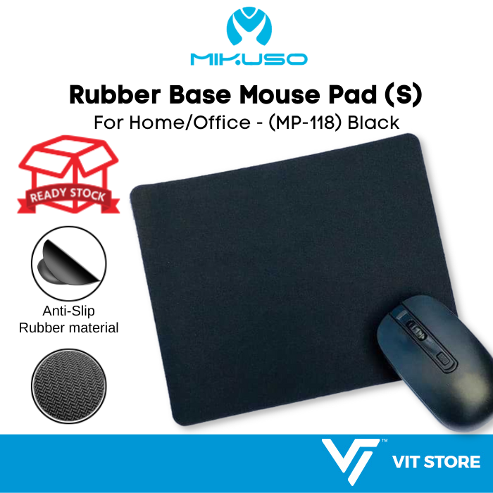 MIKUSO MP-118 Smooth Anti-Slip Rubber Surface Flexible Mouse Pad for PC ...