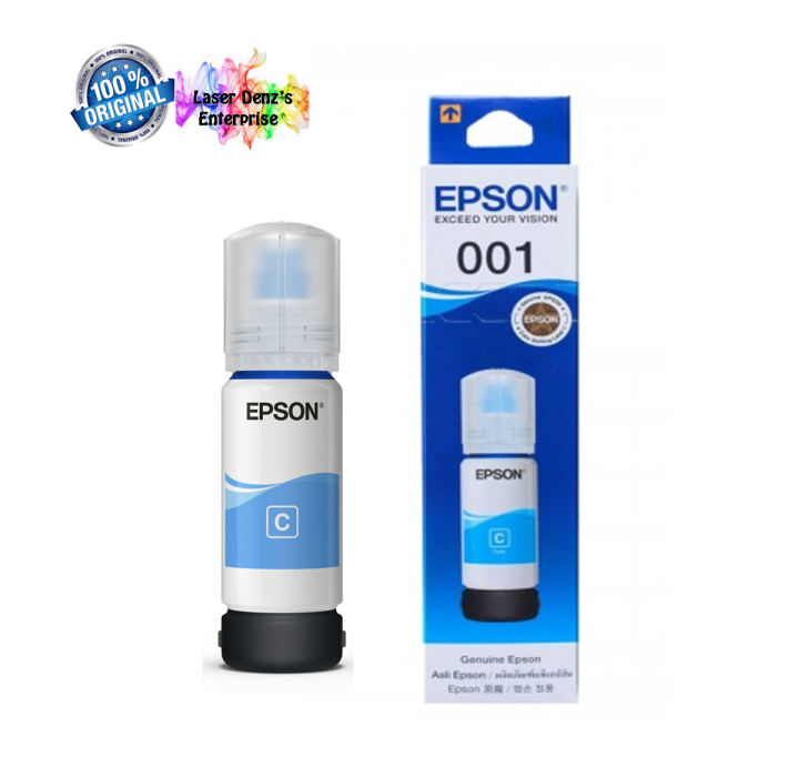 Epson 001 Cyan Original Bottle Ink | Lazada PH