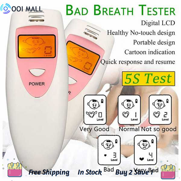 Portable Bad Breath Detector Oral Hygiene Condition Tester Mouth ...