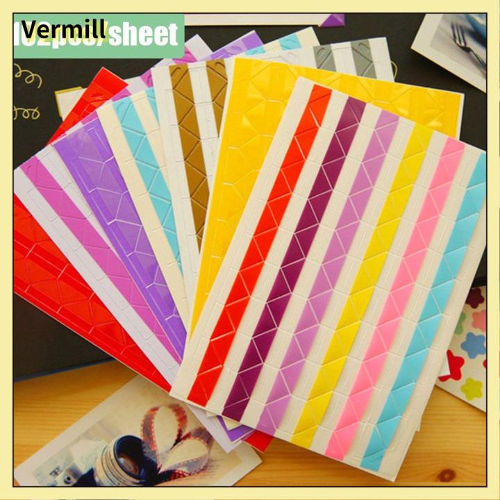 VERMILL 10 sheets แฟชั่น วินเทจ การ์ด อัลบั้ม สติ๊กเกอร์กรอบรูป สมุดภาพ ...