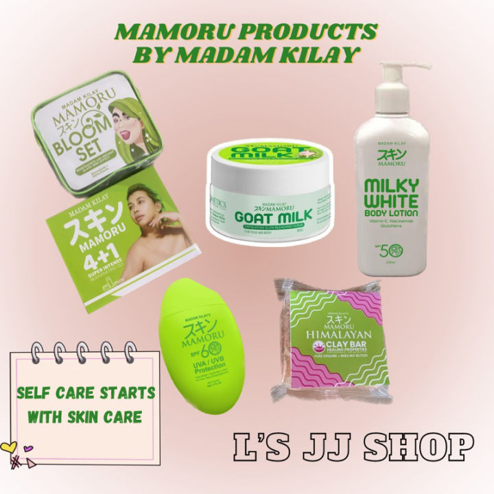 Madam Kilay’s Mamoru Milk,Milky White Lotion,Sunscreen & 4+1 Rejuv Set ...