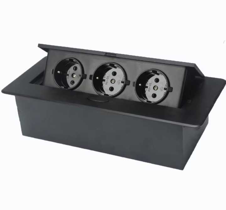 Socket Stop Pop Up KOntak Meja Meeting Tanam 3 Socket Soft Touch Pop Up ...