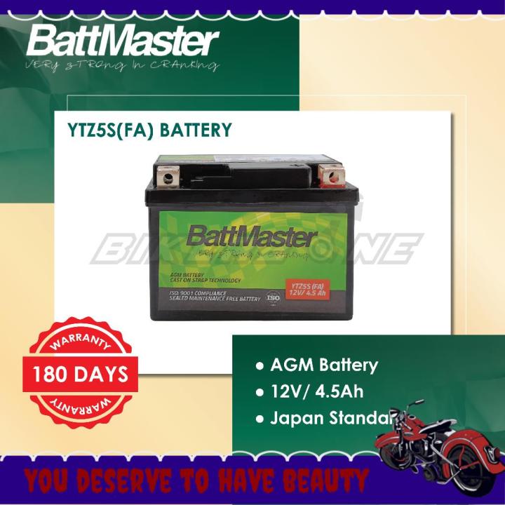 utility ♙BATTMASTER YTZ5S Battery (with Warranty) for motorbike by ...