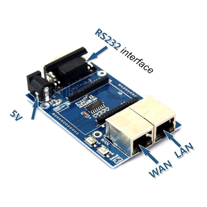 Ethernet Converter Module HLK-RM04 TCP IP Serial UART RS232 to WAN LAN ... Ethernet Converter Module HLK-RM04 TCP IP Serial UART RS232 to WAN LAN ...