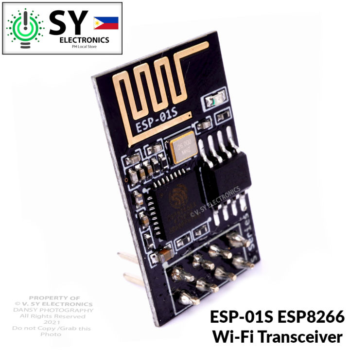 ESP8266 ESP-01 WiFi Serial Transceiver Wireless Module ESP 01s ESP-01s ...