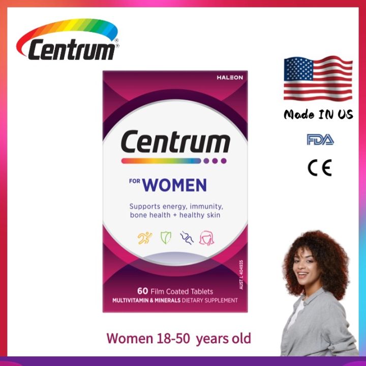 Centrum For Women, Multivitamin with Vitamins & Minerals to Support ...