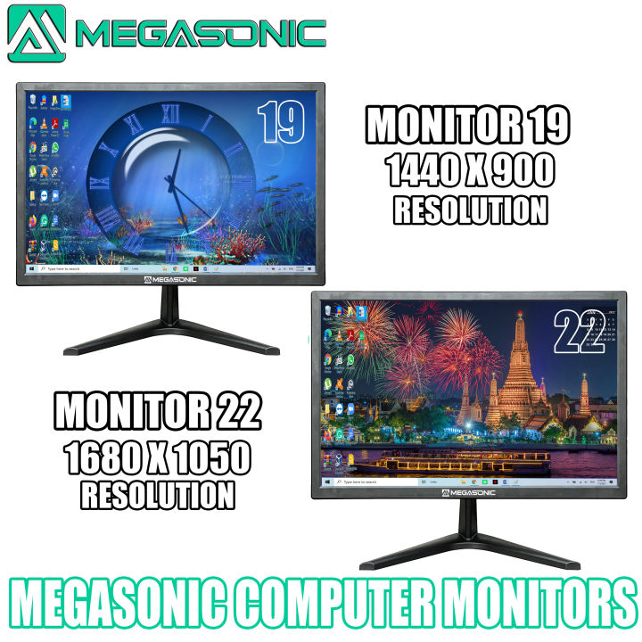 MEGASONIC 19 INCH / 22 INCH COMPUTER MONITORS | Lazada PH