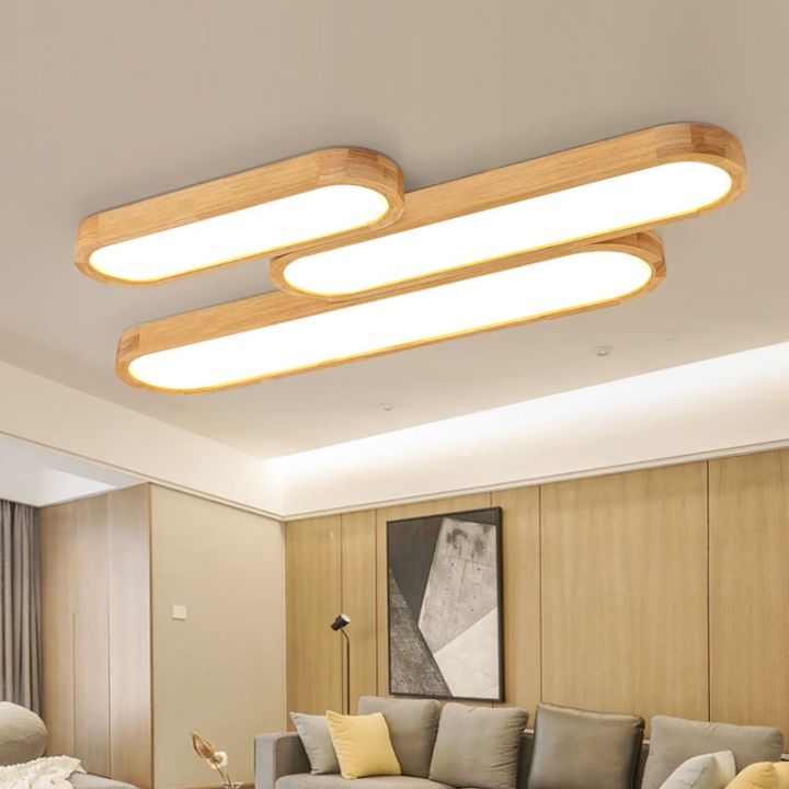 Tatami Japanese-Style Ceiling Lamp Led Solid Wood Ceiling Light Porch ...