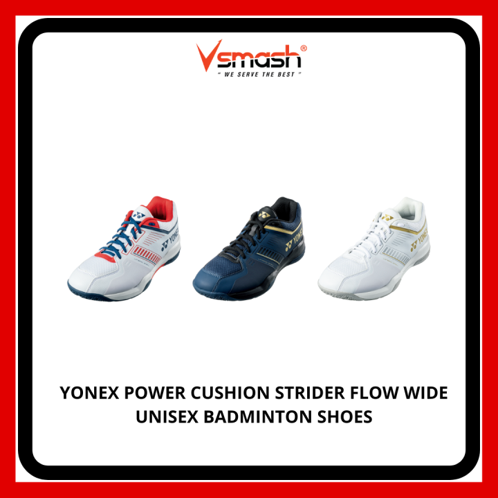 Yonex Power Cushion Strider Flow Wide Unisex Badminton Shoes | Lazada