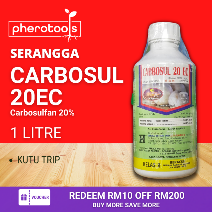 Pherotools Halex CARBOSUL 20EC (1L ) Carbosulfan 20% Racun Serangga ...