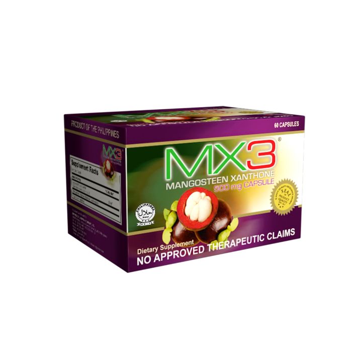 MX3 Capsule 60s with Natural Pure G. Mangostana Xanthone | Lazada PH