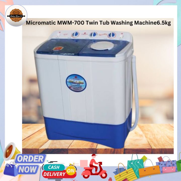 Micromatic MWM-700 TWIN TUB Washing Machine/MWM-700 TWIN TUB Washing ...