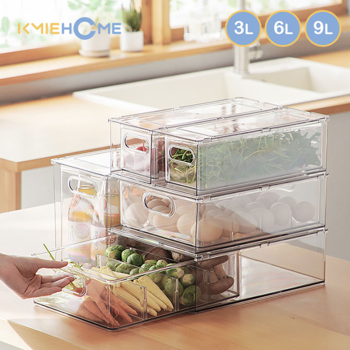 Premium Drawer Storage Box Kitchen Storage Container Refrigerator ...