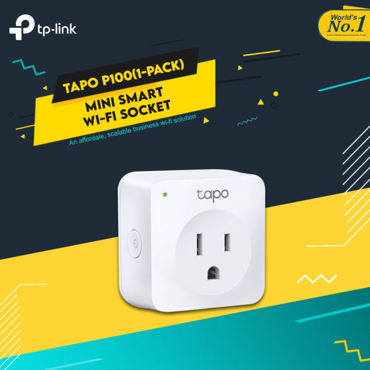 tp-link Tapo P100(1-pack) Mini Smart Wi-Fi Socket | Tapo | Mini Smart ...