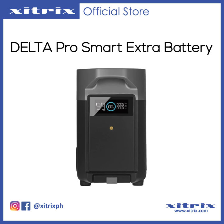 EcoFlow DELTA Pro Smart Extra Battery; Philippine Version (3600W ...