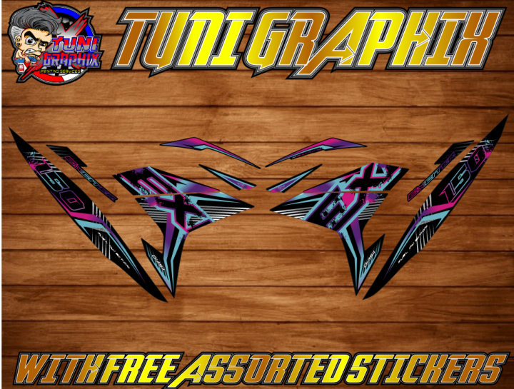 SNIPER 150 Stock Decals MALAYSIAN CONCEPT EXCITER 150 V2 (Y15ZR ...