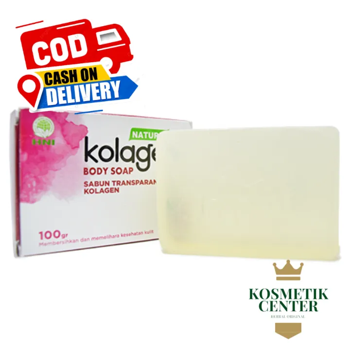 Sabun Kolagen HNI Mencerahkan dan Mengangkat kotoran / Sabun Wajah dan ...