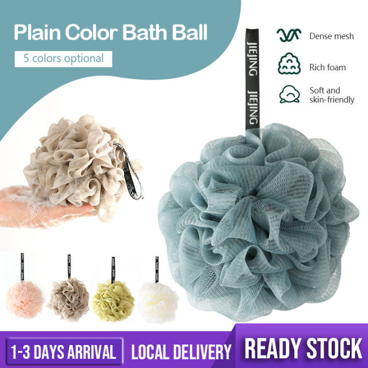 Shower Bath Ball Scrub Sponge Rich Bubbles Body Brush Flower Bath ...