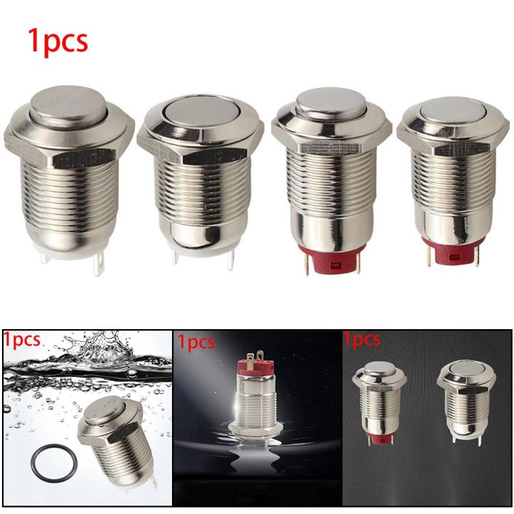 Beautiful Homes Store Stainless Steel 12mm Momentary Push Button Switch ...
