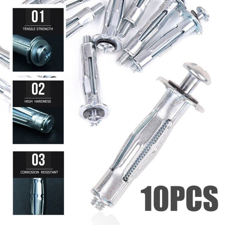 M4X32/ Pack of 10 Cavity Wall Anchor Metal/Cavity/Plaster Plug/Set ...