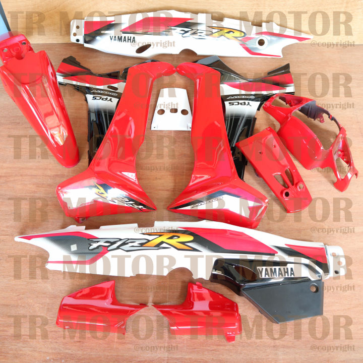 Cover Body Fizr F1zr Sporty Merah Putih Full Set Halus Cover Bodi ...