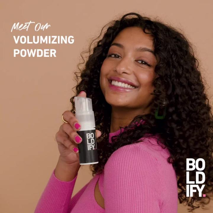 BOLDIFY Hair Texture Powder and Volumizer - Styling for Thinning Hair ...
