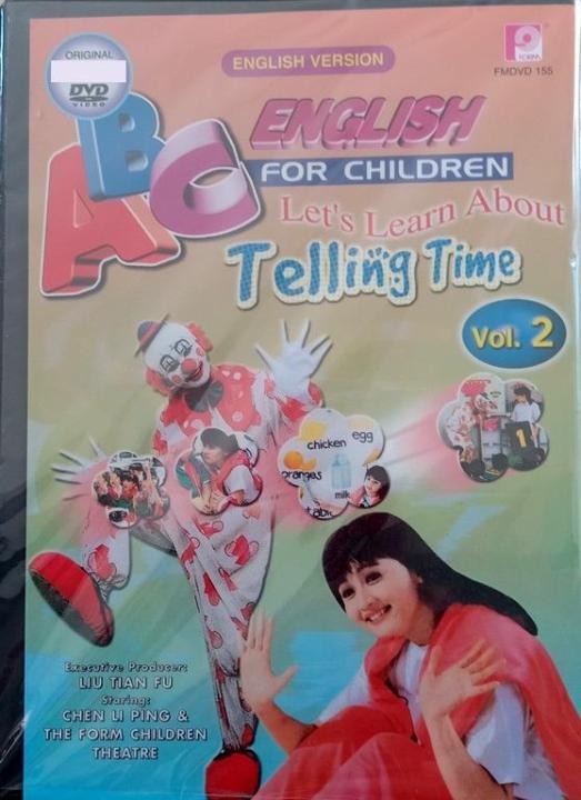 ABC English For Children Let's Learn About Telling Time Vol.2 DVD ...