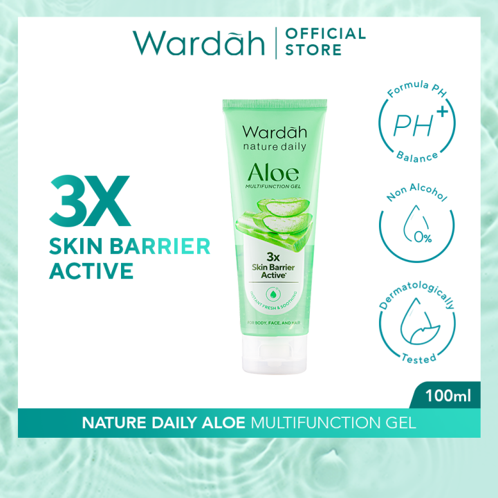 WARDAH Nature Daily Aloe Multifunction Gel - Melembabkan dan ...