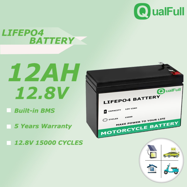 【12.8V 12AH/24AH】LiFePO4 BATTERY 12V with bms pack battery and Energy ...