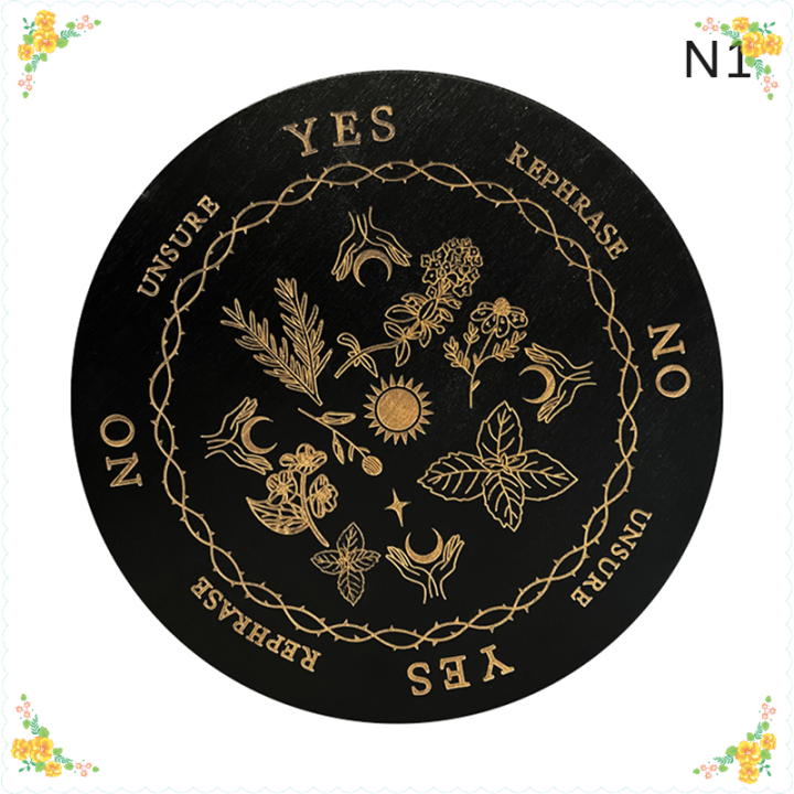 🔥🔥🔥[ FLASH SALE ] Wooden Divination Pendulum Board Sign Home Decor Star ...