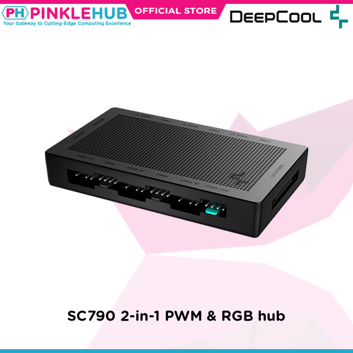 PinkleHub | DEEPCOOL SC790 2-in-1 PWM & RGB hub | PWM & ARGB SPLITTER ...