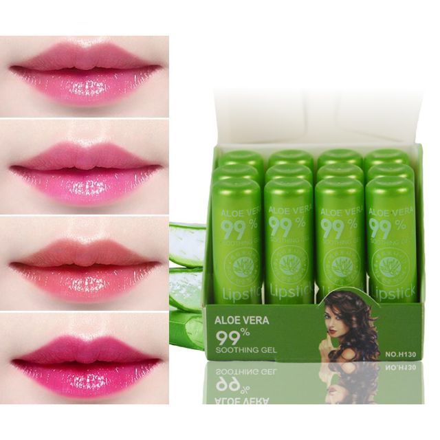 Aloe Vera Soothing Lip Treatment: Aloe-Infused Lipstick Balm for ...
